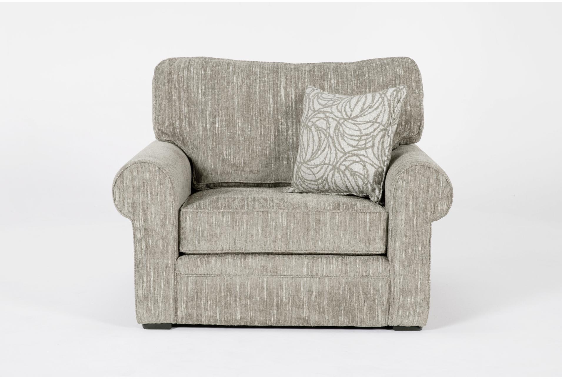 Carina Sage Green Fabric Oversized Arm Chair - Furniture Stores In ...