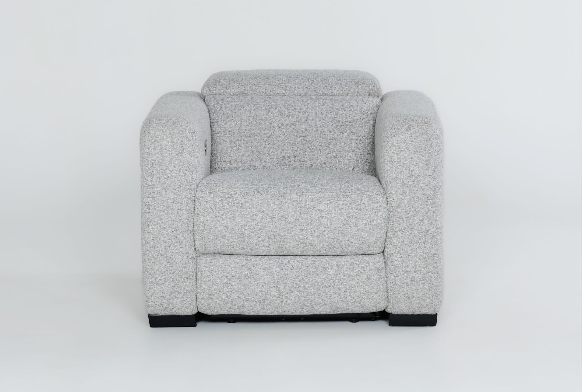 Axis Power Recliner With Power Headrest Power Lumbar & Usb - Furniture ...