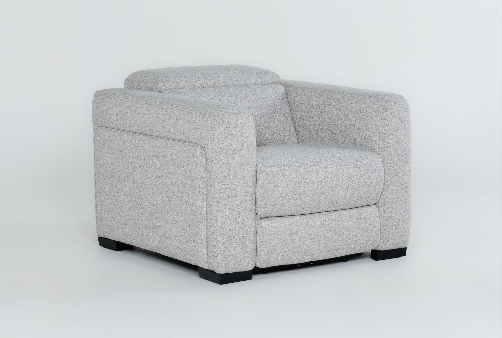 Axis Power Recliner With Power Headrest Power Lumbar & Usb - Furniture ...