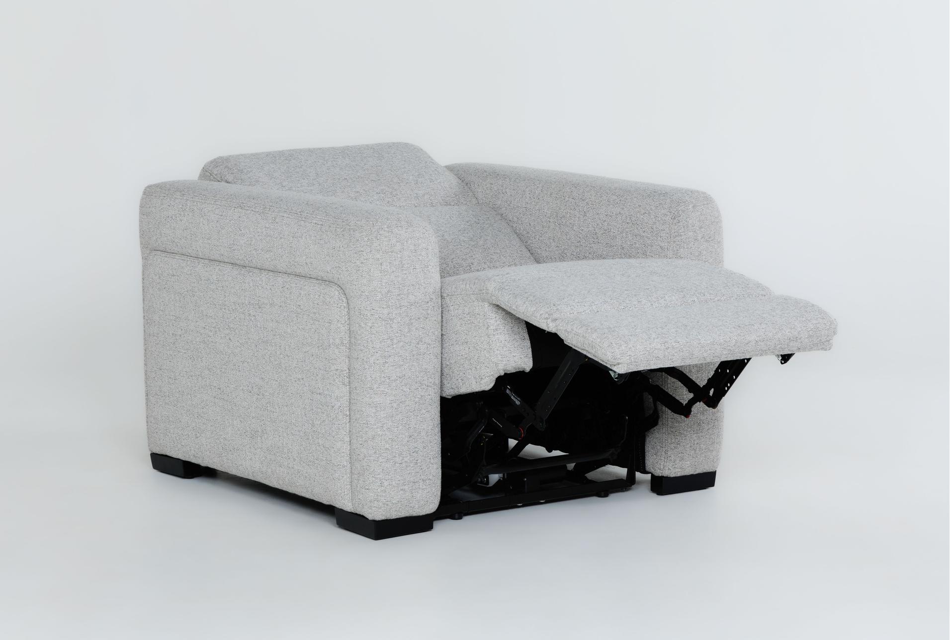 Axis Power Recliner With Power Headrest Power Lumbar & Usb - Furniture ...