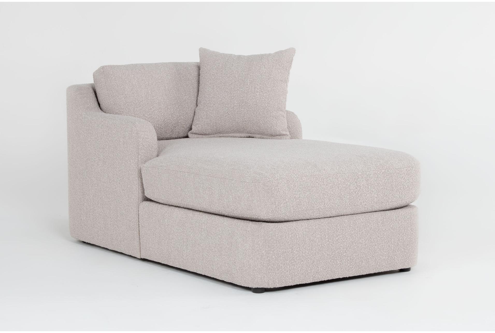 Rue 65" Natural Chaise Lounge By Nate Berkus & Jeremiah Brent | Fabric ...